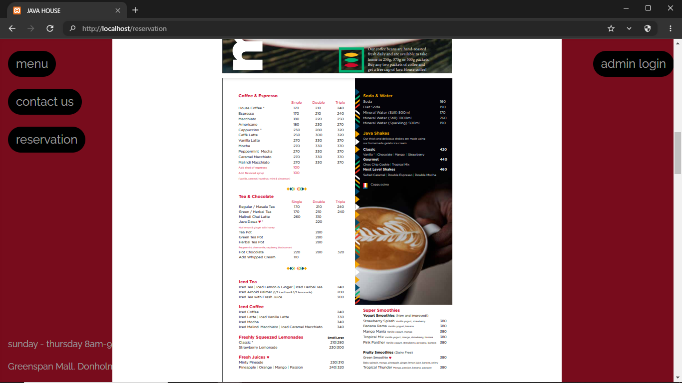 GitHub - amandasuzzanne/reservation