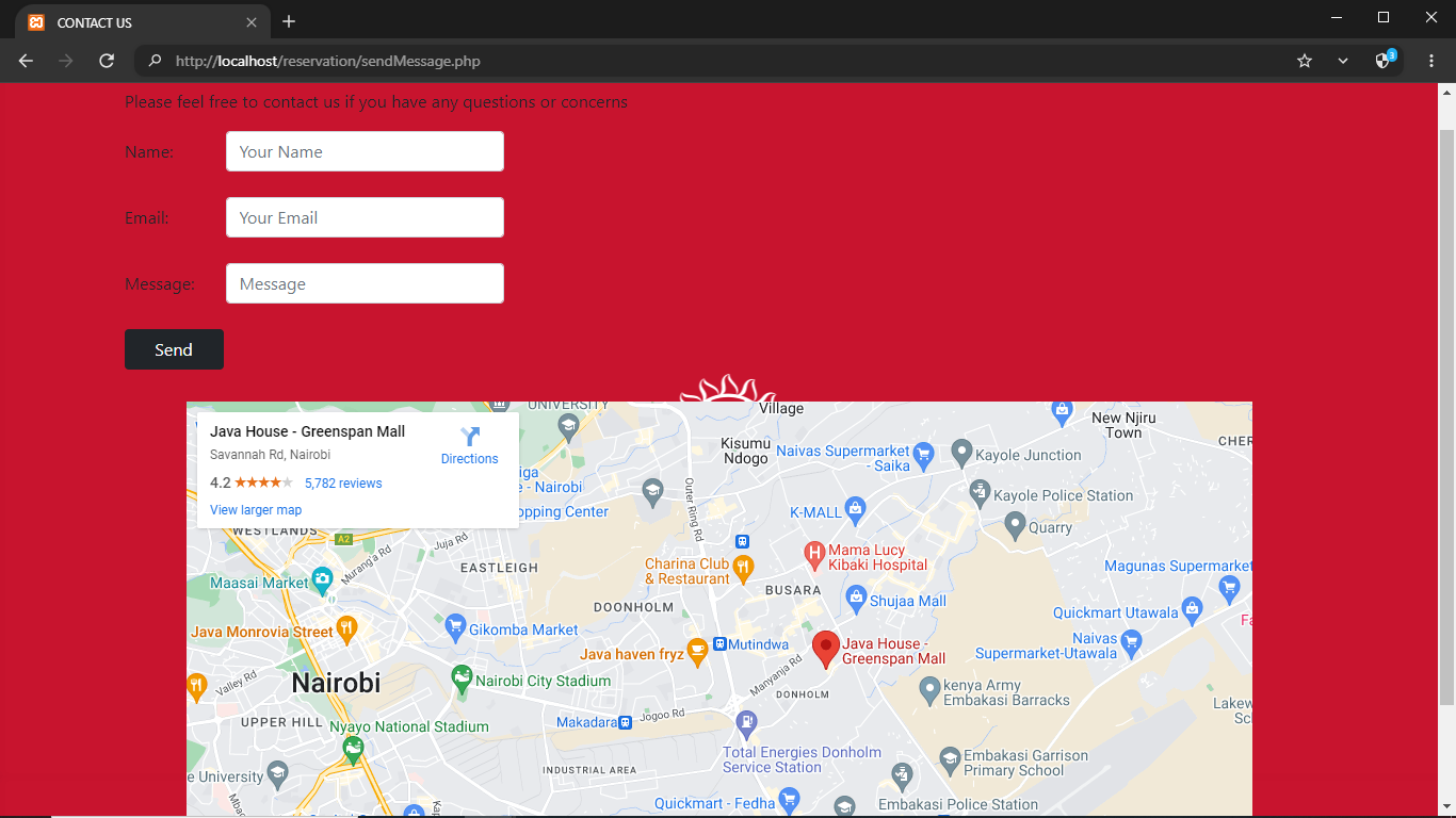 GitHub - amandasuzzanne/reservation