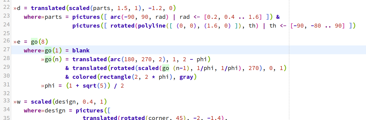 CodeWorld editor should visually indicate layout · Issue #54 · google/codeworld · GitHub