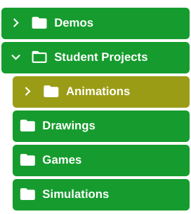 Folders in new tree UI don't show as expandable until after clicking ...