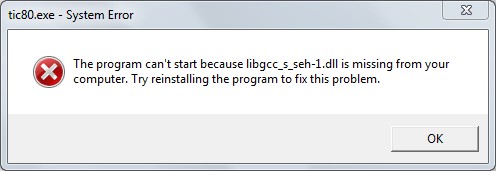 TIC-80 0.80.0-dev Can't run program · Issue #913 · nesbox/TIC-80 · GitHub