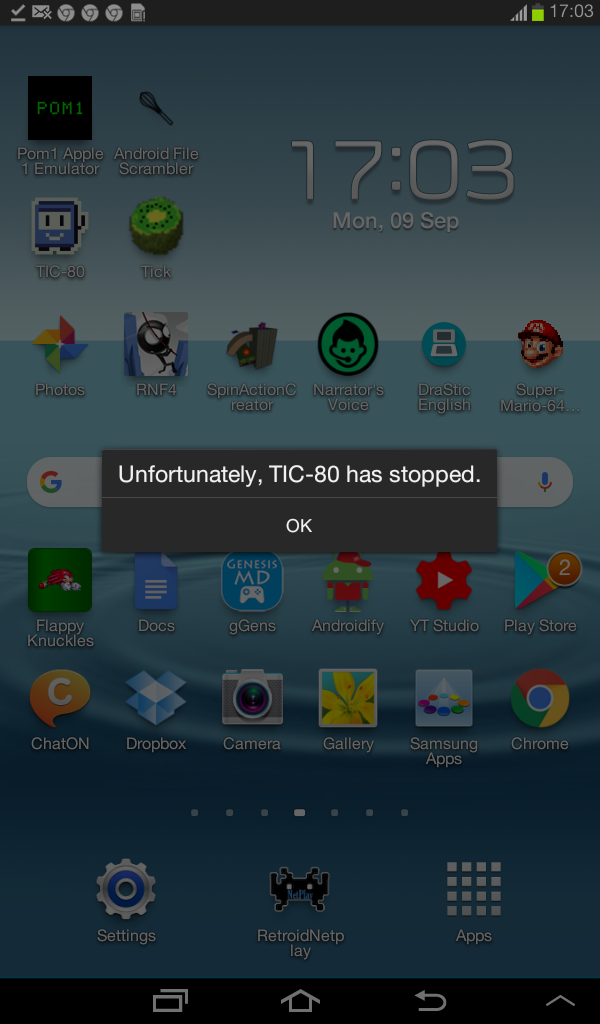 TIC-80 0.80.0-dev crashes app in android · Issue #926 · nesbox/TIC-80 ...