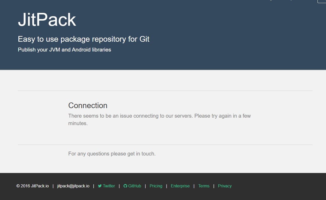 JitPack is not working · Issue #5338 · jitpack/jitpack.io · GitHub