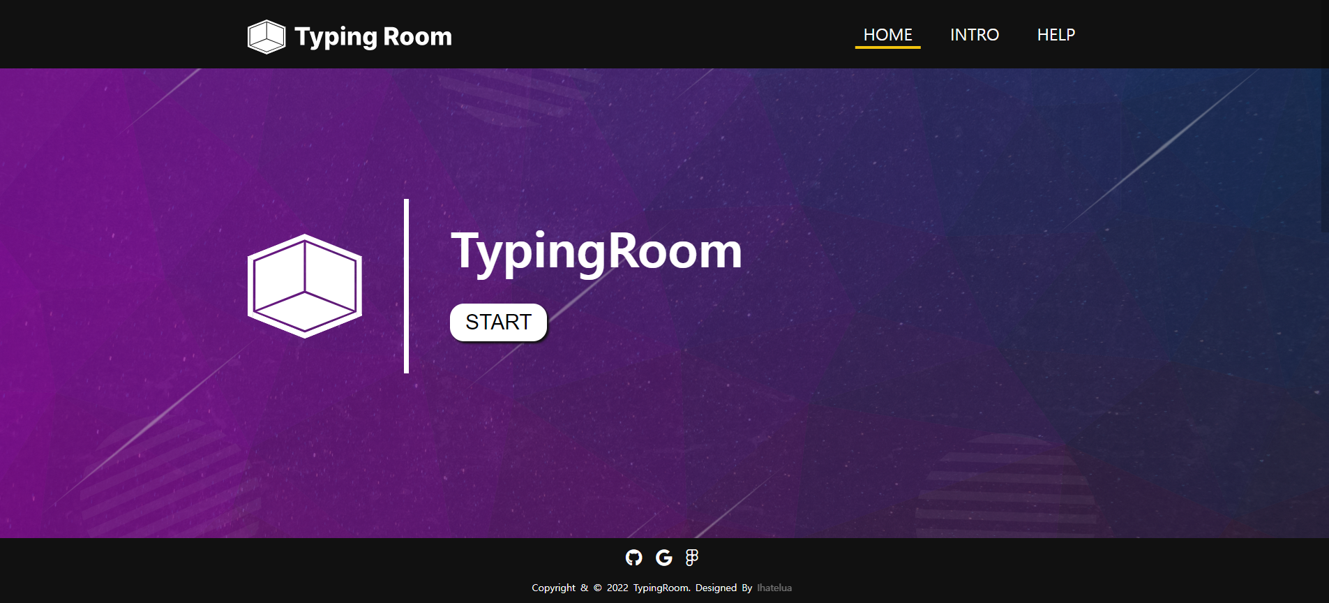 GitHub - ihatelua/typing-Room: 진부한 타이핑연습에 미니멀을 추구하다!