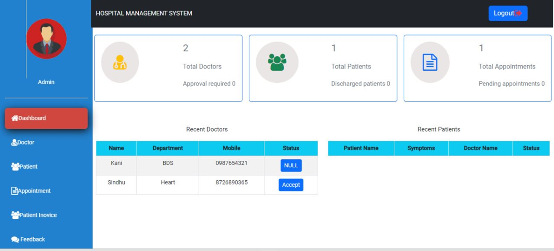 GitHub - harsh-vardhan152/RLL-Hospital-Management-System