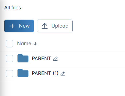 [Ocis|Oc10] Folders and files are uploaded in different folders while uploading an existing ...