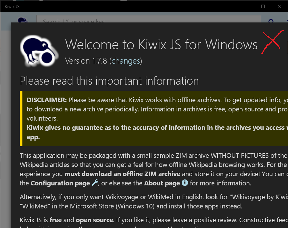 BUG: Search Field Too Wide & Hides Icons: Need Style Purge Feature · Issue #213 · kiwix/kiwix-js ...