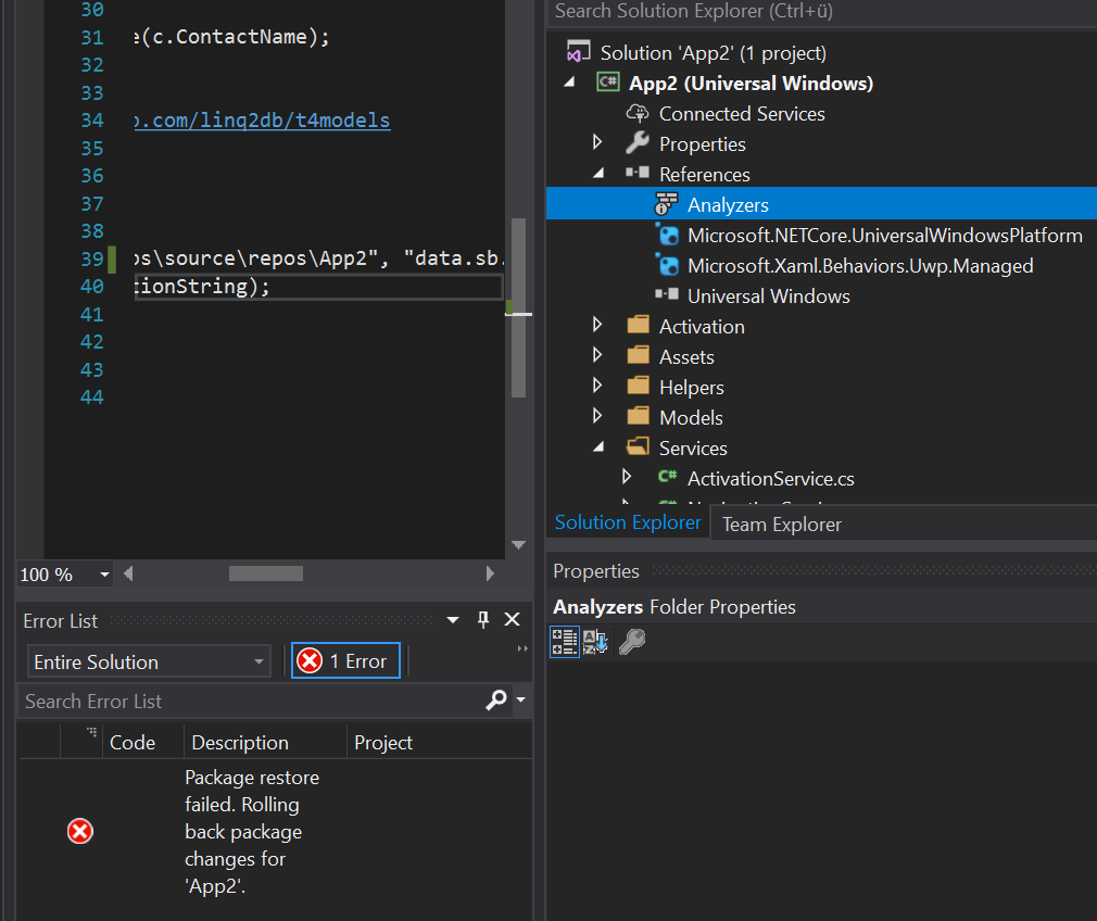 nuget install of linqtodb.sqllite fails · Issue #1020 · linq2db/linq2db · GitHub