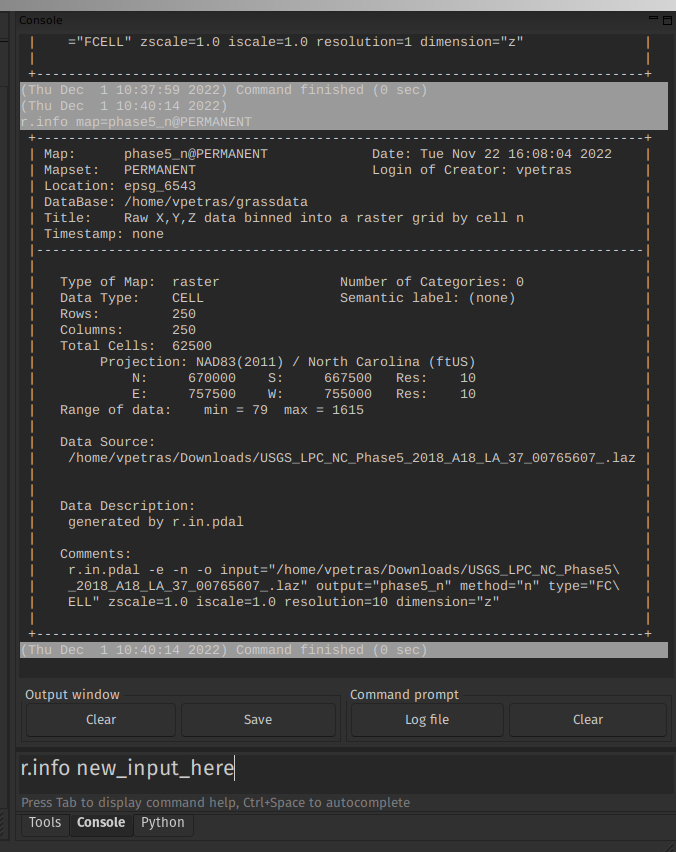 wxGUI: Reorganization of Console panel · Issue #2585 · OSGeo/grass · GitHub