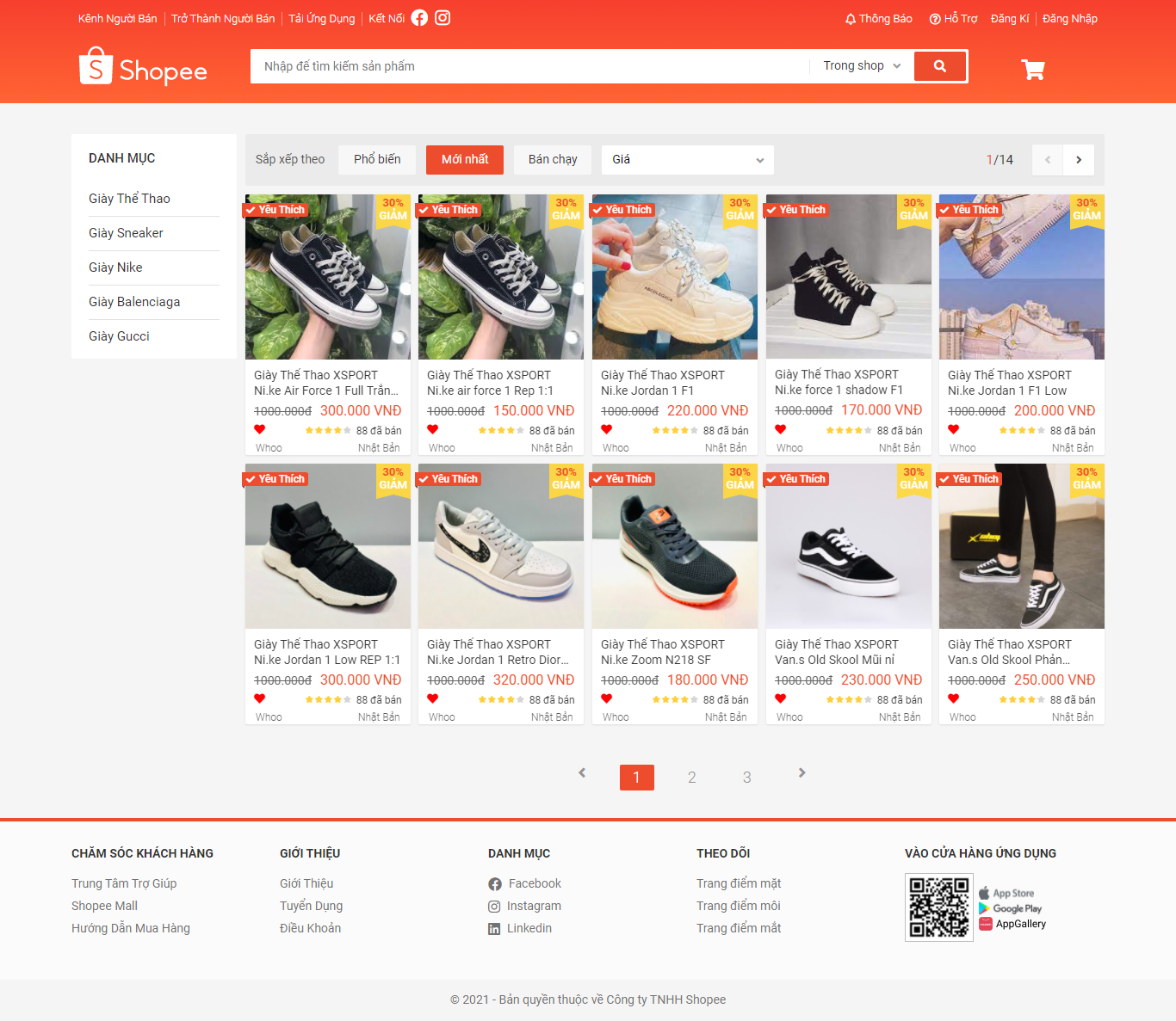 GitHub - vochidai124/ShopShoe: Sử dụng : HTML, CSS, Javascript, Bootstrap, Spring MVC, Hibenate ...