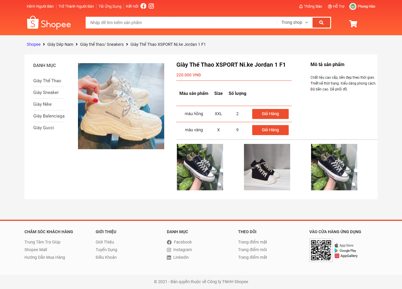 GitHub - vochidai124/ShopShoe: Sử dụng : HTML, CSS, Javascript, Bootstrap, Spring MVC, Hibenate ...