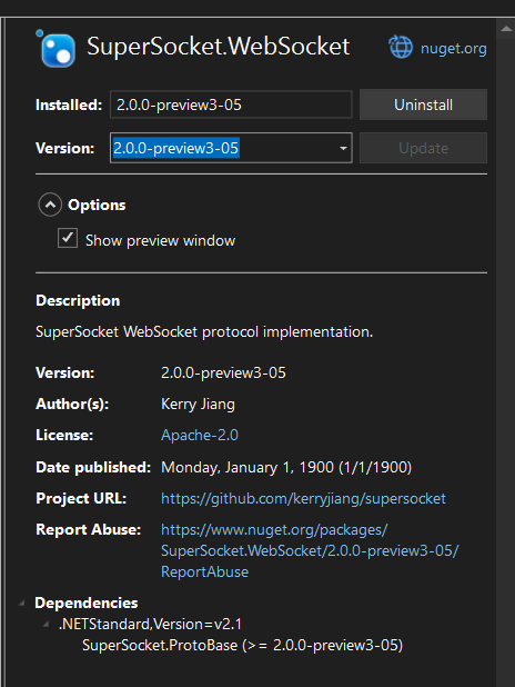 How to find a commit corresponding 2.0.0-preview3-05 version · Issue #584 · kerryjiang ...