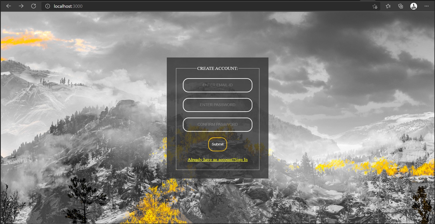 GitHub - RoushanKC/signup: signup page using html ,css ,javascript ,neDB