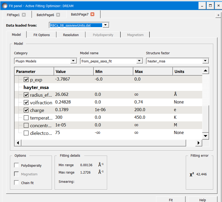Batch fitting - fitpanel does not contain the updated fit parameters for data · Issue #2018 ...