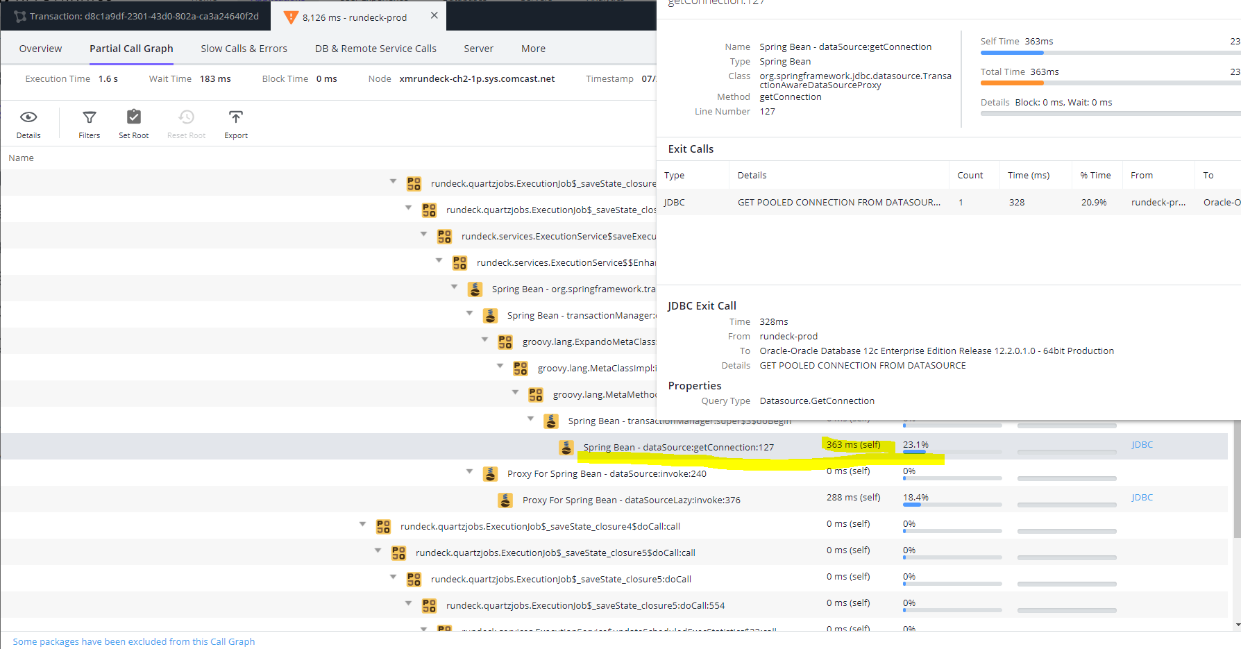 Delay in org.springframework.jdbc.datasource.TransactionAwareDataSourceProxy · Issue #5085 ...