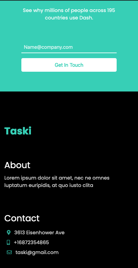 GitHub - fidsta1990/taski: Task manager landing page created with HTML CSS JAVASCRIPT AOS SASS