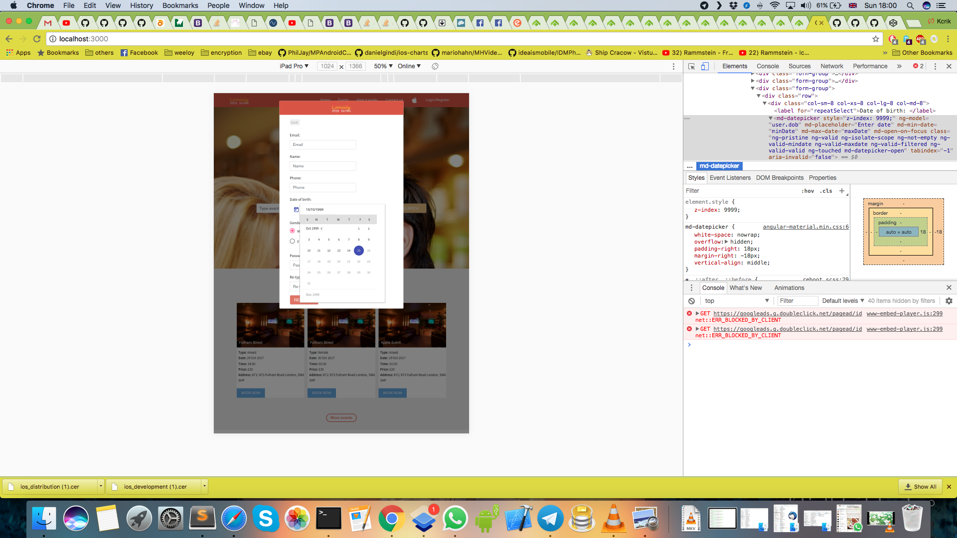 datepicker: can't open in dialog · Issue #10940 · angular/material · GitHub