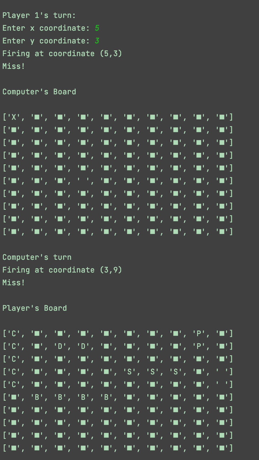 GitHub - itmacleod1995/Battleship: Python program that simulates the ...