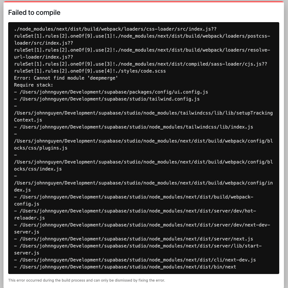 Studio Development | Local Environment · supabase · Discussion #8047 · GitHub