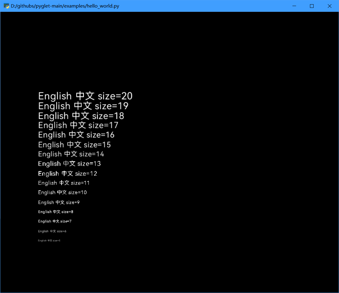 error on rendering font · Issue #483 · pyglet/pyglet · GitHub