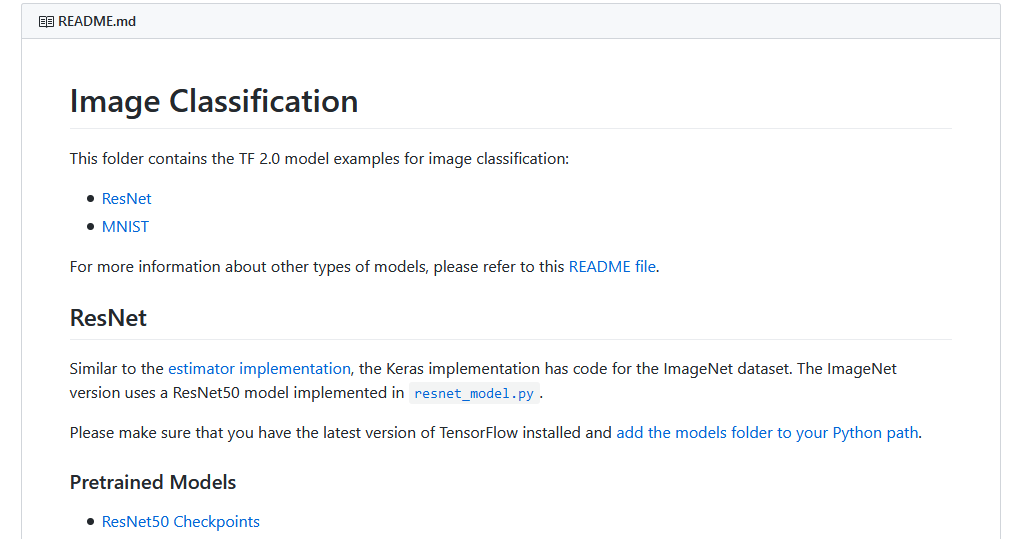 Loading Pre Trained Resnet 50 For Object Detection Models On Tensorflow 20 · Issue 8274 