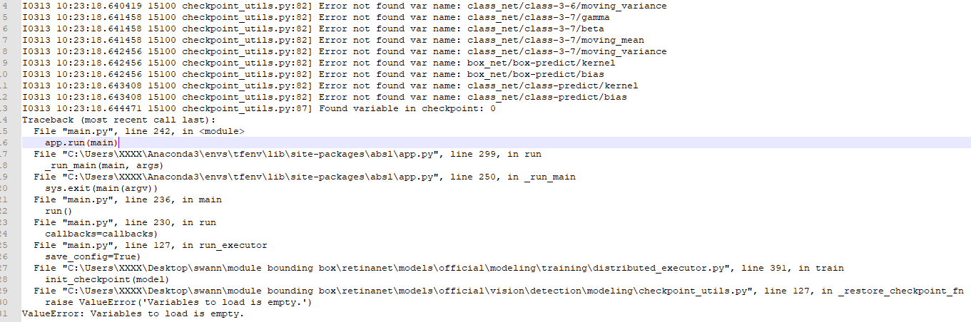 loading pre-trained resnet-50 for Object Detection Models on TensorFlow 2.0 · Issue #8274 ...