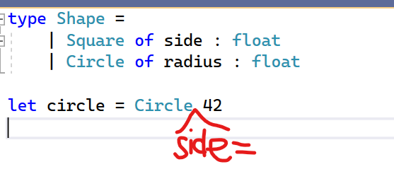 Add parameter name hints for discriminated unions · Issue #14257 · dotnet/fsharp · GitHub