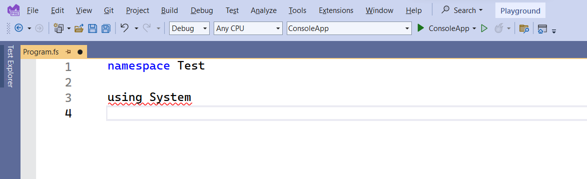 C Using F Open Code Fix Doesnt Handle Semicolons For Fs0201 · Issue 15795 · Dotnet