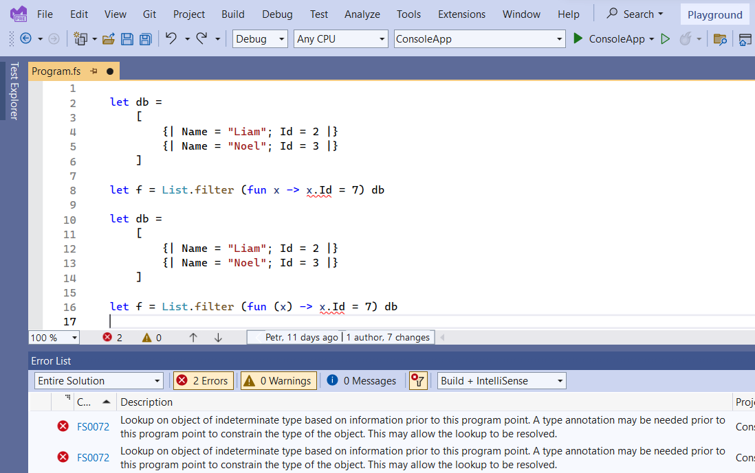 Addtypeannotationtoobjectofindetermiantetype Code Fix Adds Wrong Spacing · Issue 15810 · Dotnet