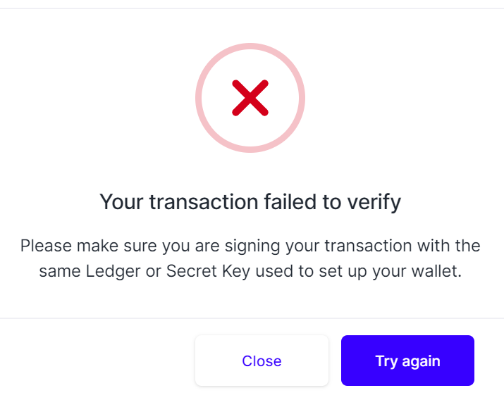 Your transaction failed to verify · Issue #532 · leather-io/desktop · GitHub