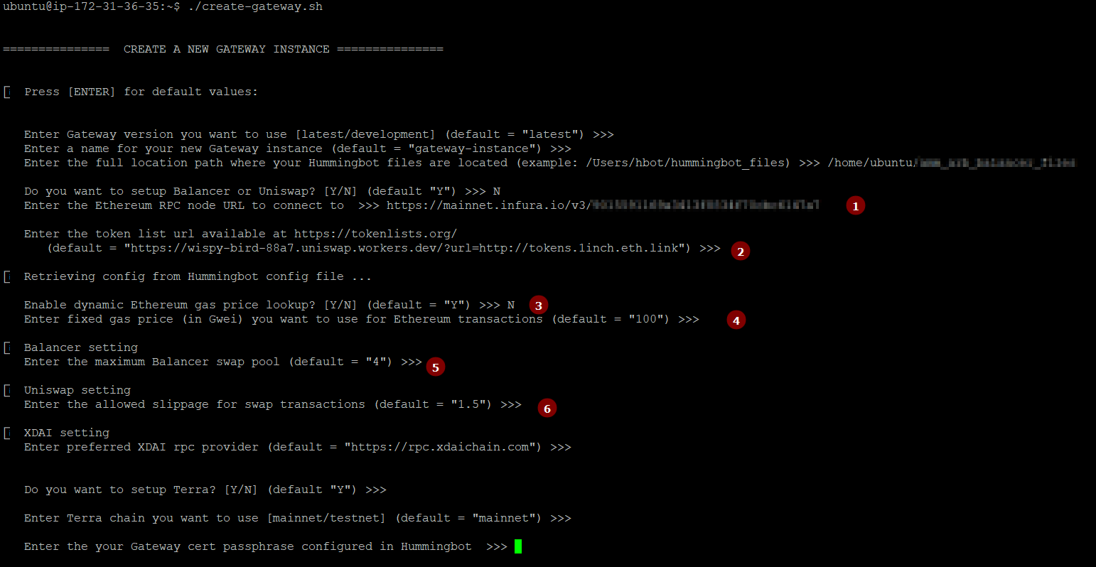 create-gateway script when using terra · Issue #3327 · hummingbot/hummingbot · GitHub