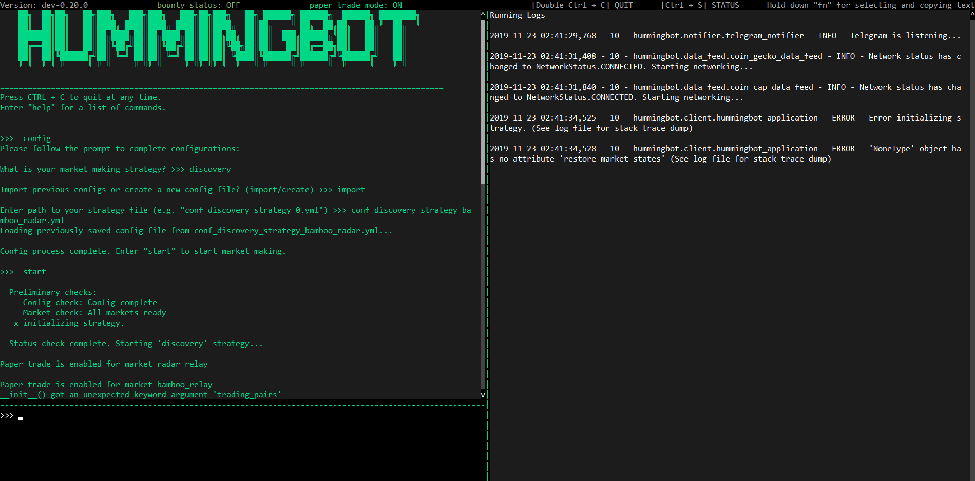 [BUG] Bamboo Relay order books not initializing in discovery · Issue #1024 · hummingbot ...