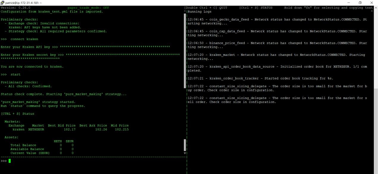 [BUG] PMM | kraken loop on minimum order · Issue #1668 · hummingbot/hummingbot · GitHub