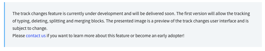 Missing redirect for track changes · Issue #1929 · ckeditor/ckeditor5 · GitHub