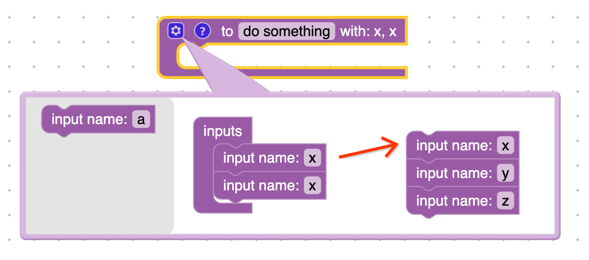 Dragging stack out of function input list doesn't remove all inputs · Issue #7381 · google ...