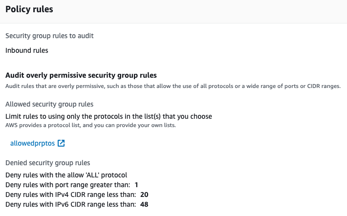 aws fms get-policy for security_group_audit_content lists ManagedServiceData 6 times · Issue ...