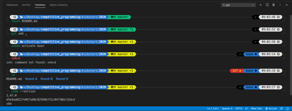 Built-in support for zsh, powerlevel10k, nerd fonts or powerline. · Issue #102332 · microsoft ...