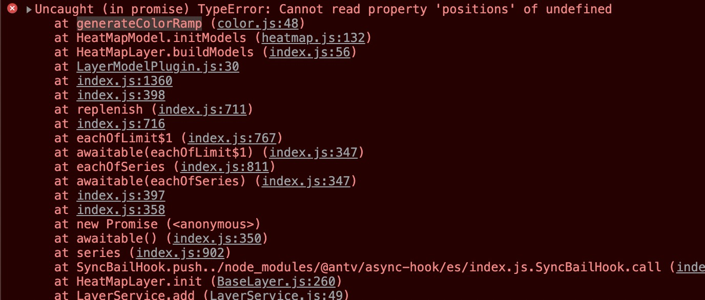 热力图HeatmapLayer的使用出错。 · Issue #749 · antvis/L7 · GitHub