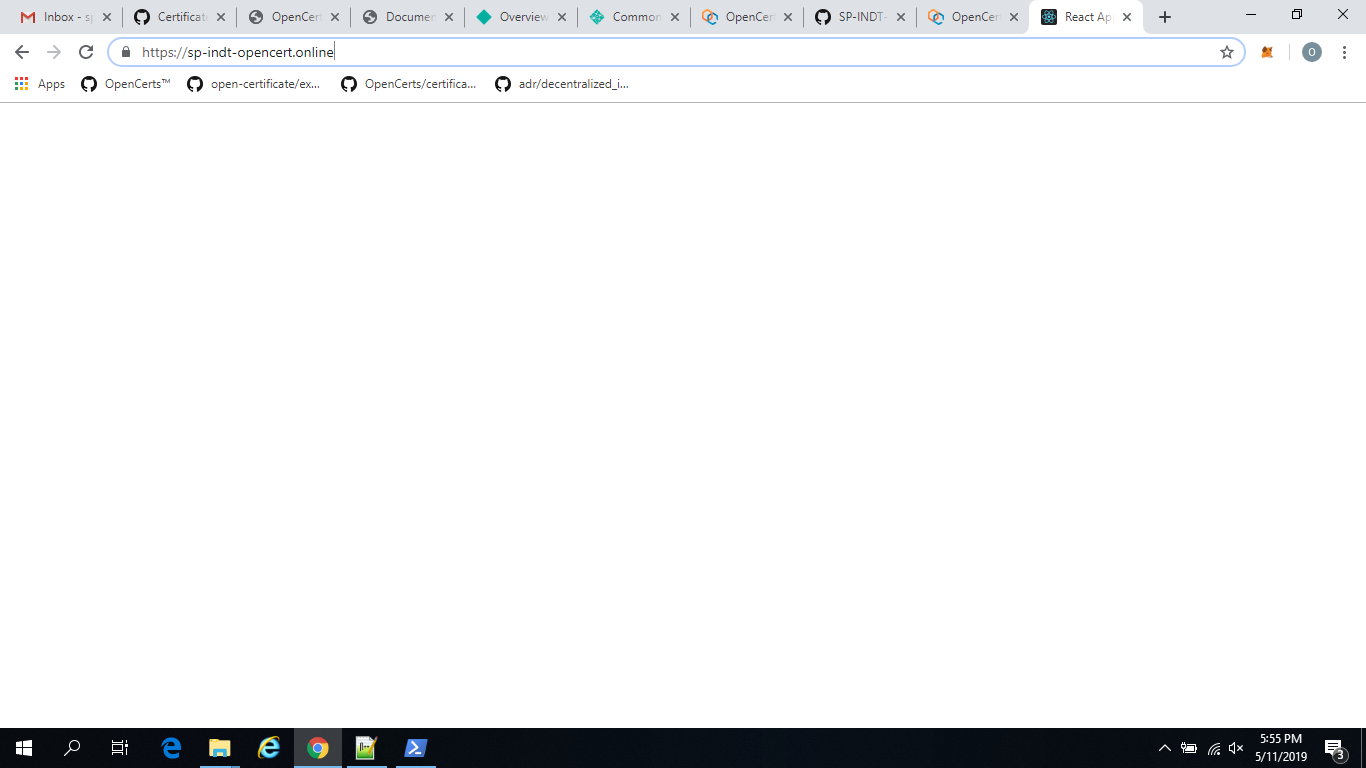 Certificate issuer identity invalid · Issue #436 · OpenCerts/opencerts-website · GitHub