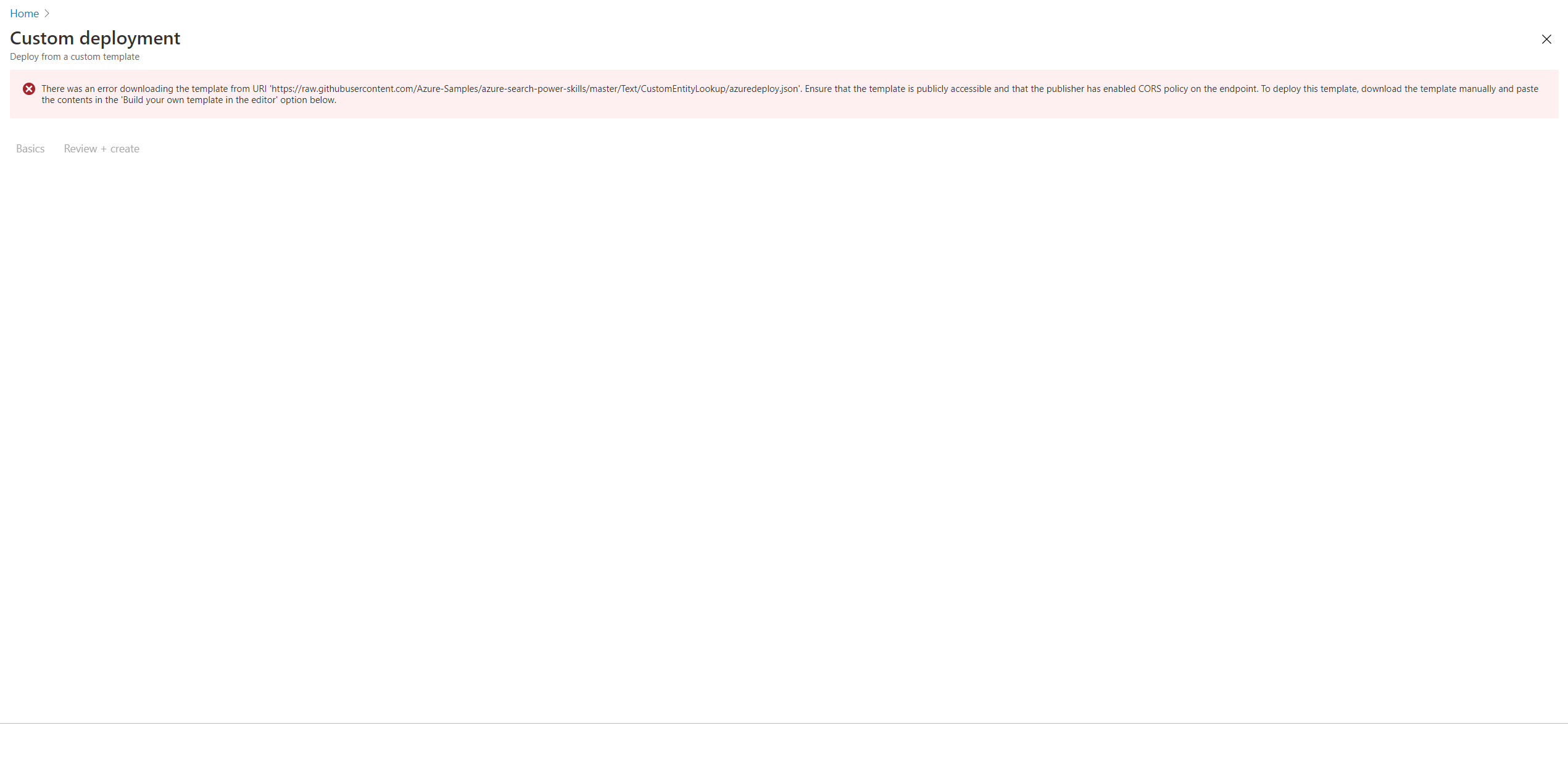 Custom Entity Serarch - Deploy to Azure not working · Issue #38 · Azure ... Custom Entity Serarch - Deploy to Azure not working · Issue #38 · Azure ...