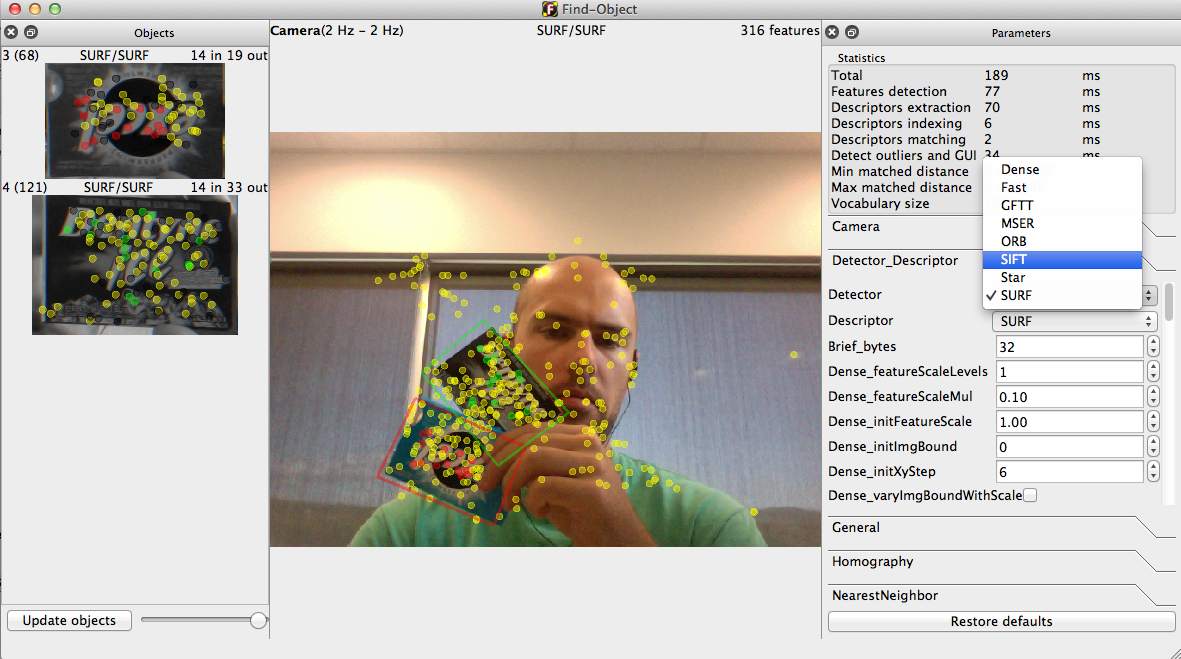 One Object But Detect It From Different Direction · Issue 97 · Introlab Find Object · Github