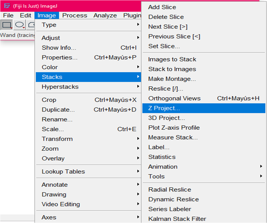 GitHub - anaacayuela/FluorescenceRatio_: This ImageJ/Fiji plugin helps you to obtain a ratio of ...