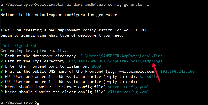 Windows config generator log path has wrong slash · Issue #305 · Velocidex/velociraptor · GitHub