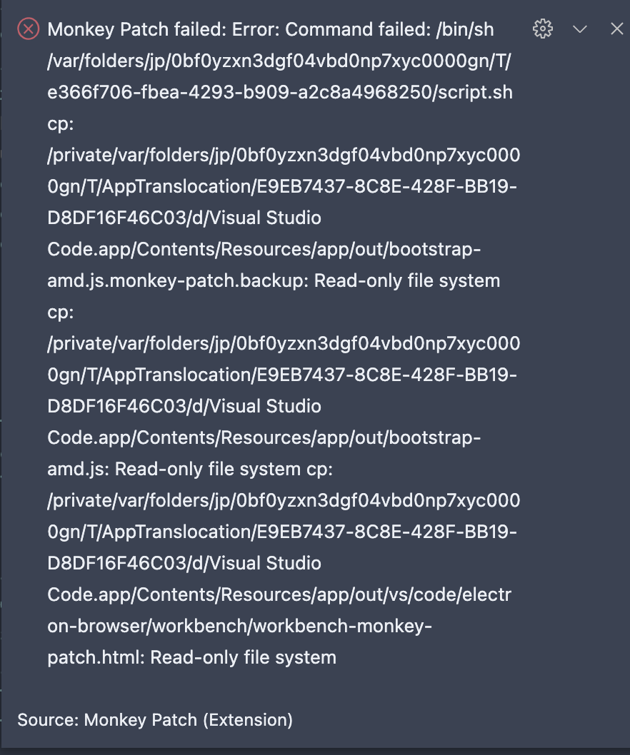 Error when running Monkey Patch on M1 CPU · Issue #44 · iocave/monkey-patch · GitHub