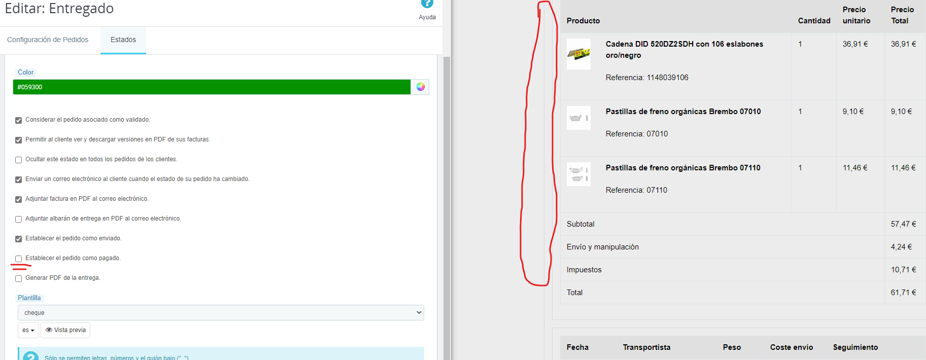 If Set The Order As Paid Is Necesary To Activate Rma Payments Appears Dupliclated On Bo Order