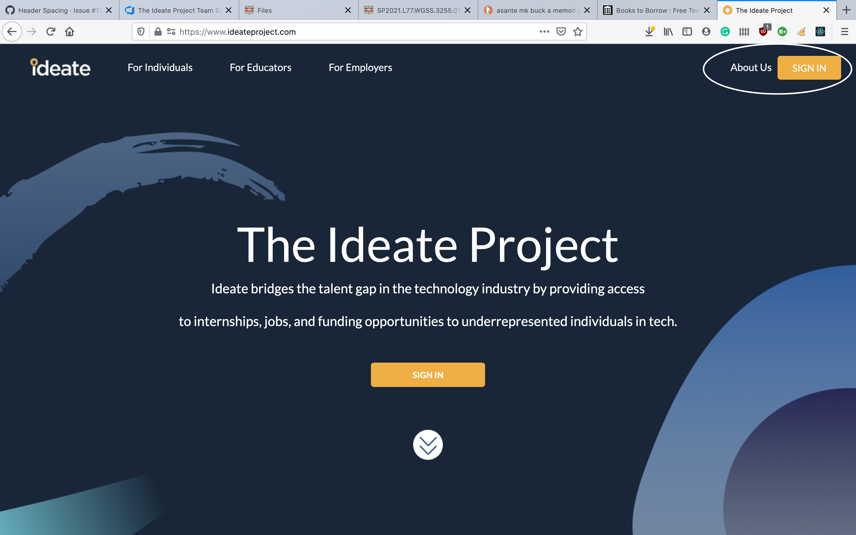 Header Spacing · Issue #13 · ideateproject/landing · GitHub