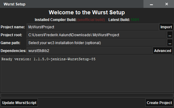 Says "unofficial build" even after update · Issue #27 · wurstscript/WurstSetup · GitHub