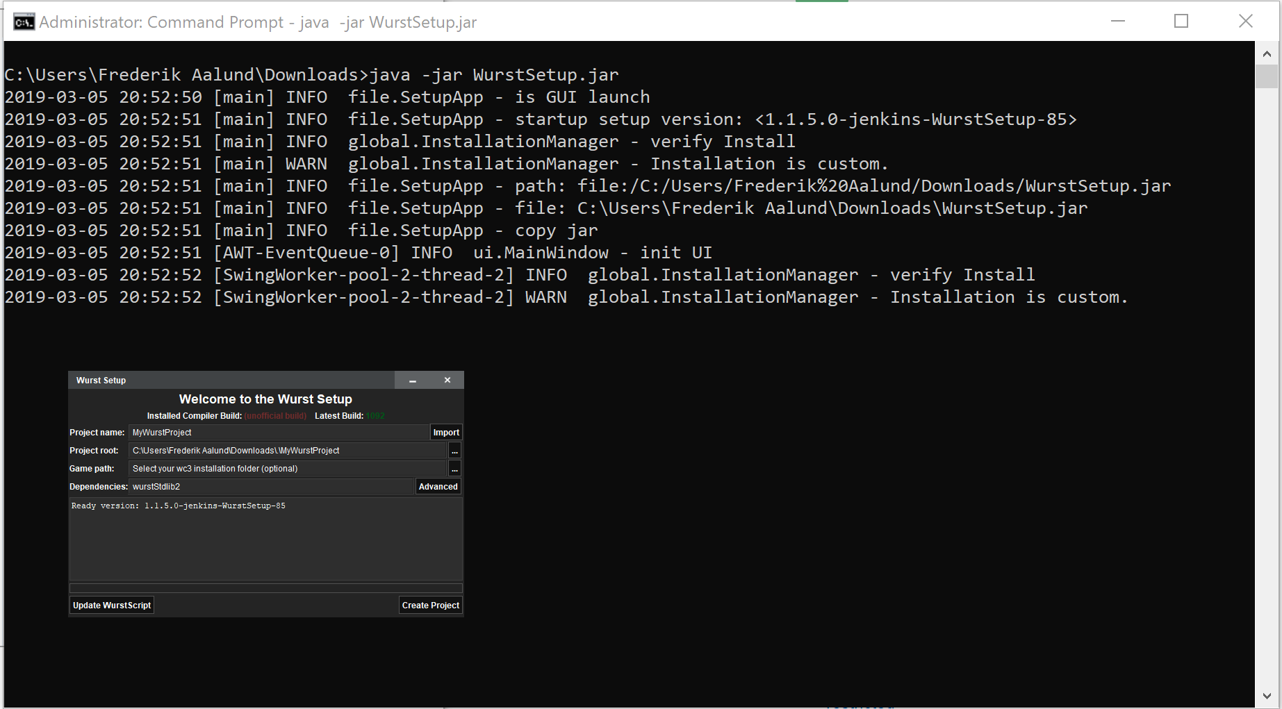 Says "unofficial build" even after update · Issue #27 · wurstscript/WurstSetup · GitHub