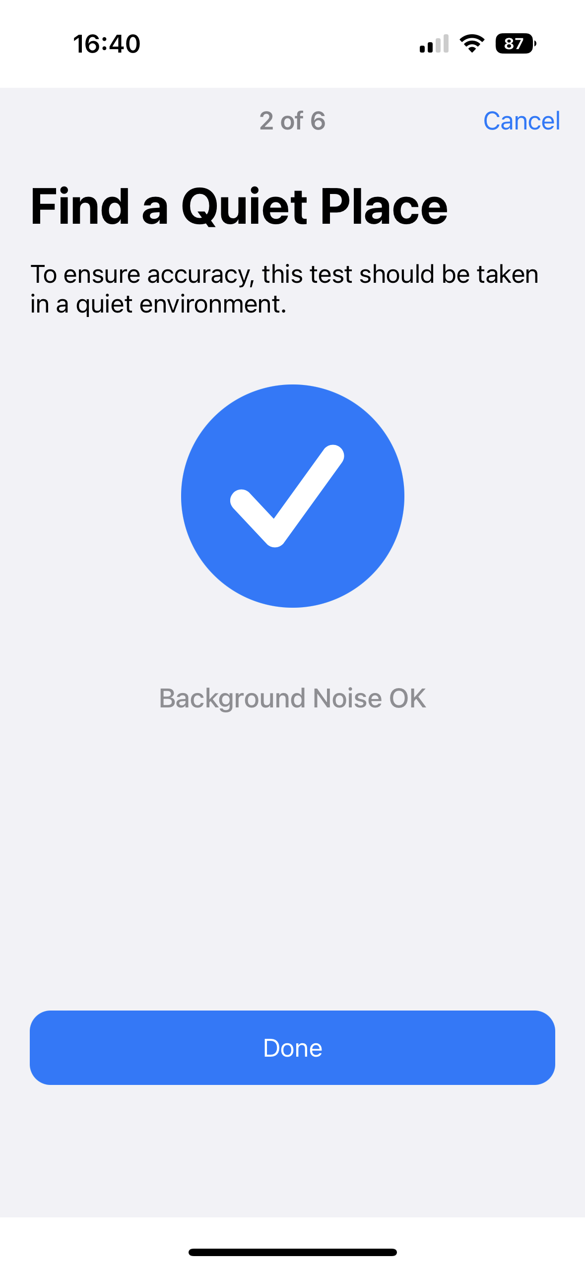 IOS 16 Bug: dBHL Tone Audiometry screen freezes after checking ...
