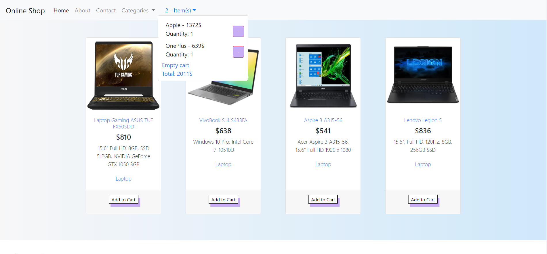 GitHub - NemesAlexandru/OnlineShop-NodeJS: Online shop developed with ...